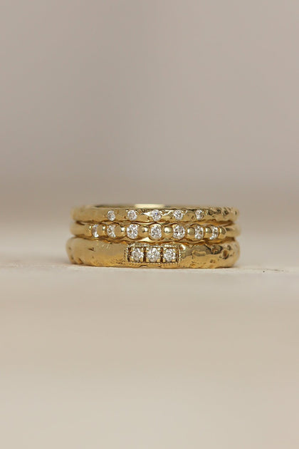 Classic Diamond Stacking Rings – Lacee Alexandra